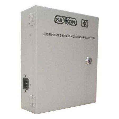 SAXXON PSU1250D4D - Fuente de poder regulada para 4 cámaras - Tu Seguridad Tijuana